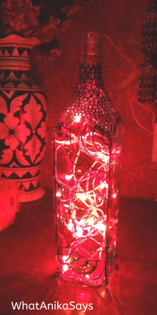 DIY Bottle Lamp - What Anika Says