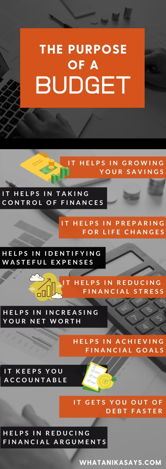 What is the purpose of a budget? (And why you need it?) - What Anika Says